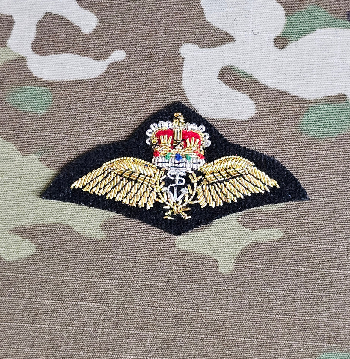 Fleet Air Arm (FAA) Royal Navy Pilot Wings Mess Dress Badge (EIIR ...