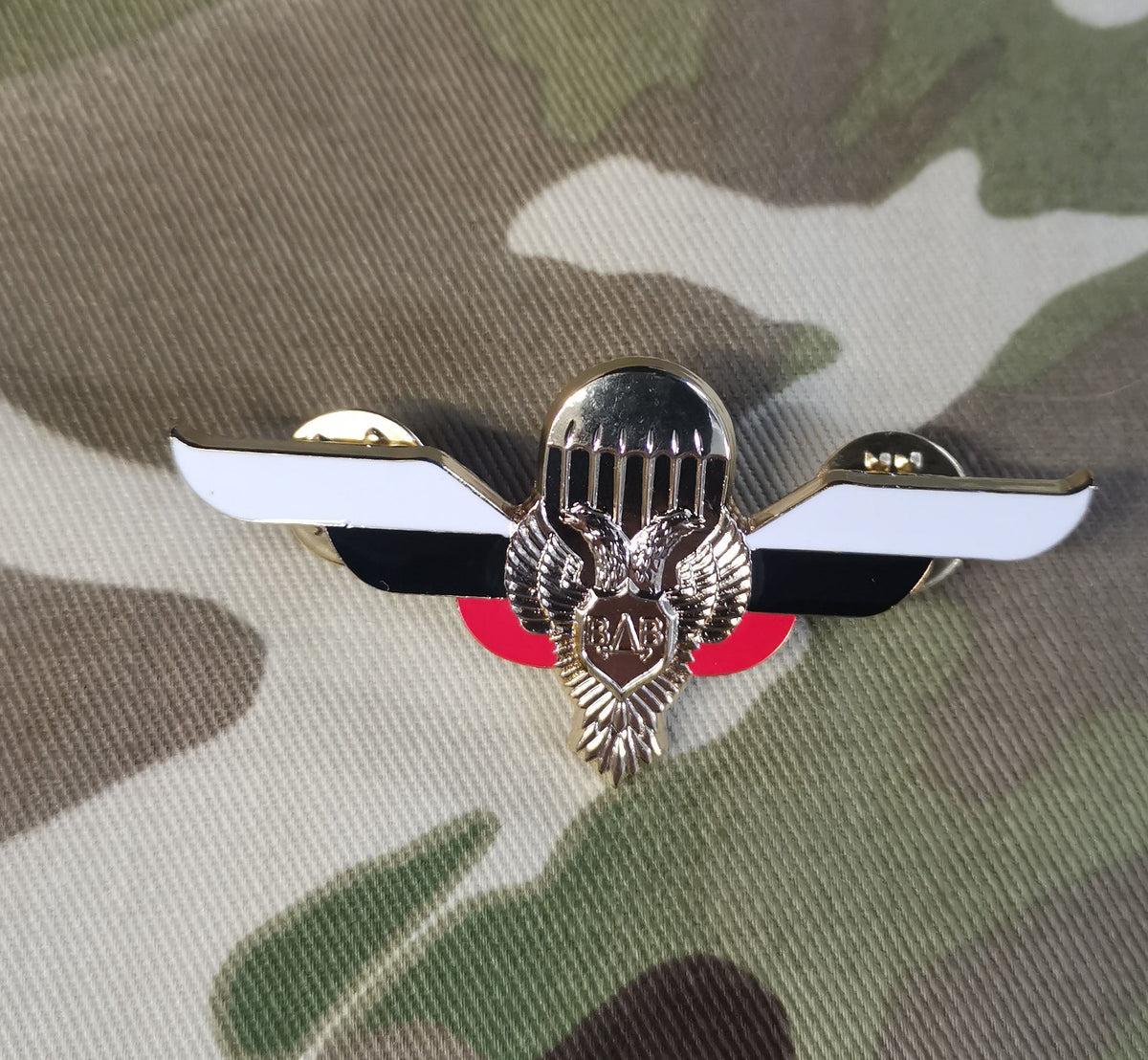 Russian / Russia parachutist jump wings para airborne metal pin brooch ...