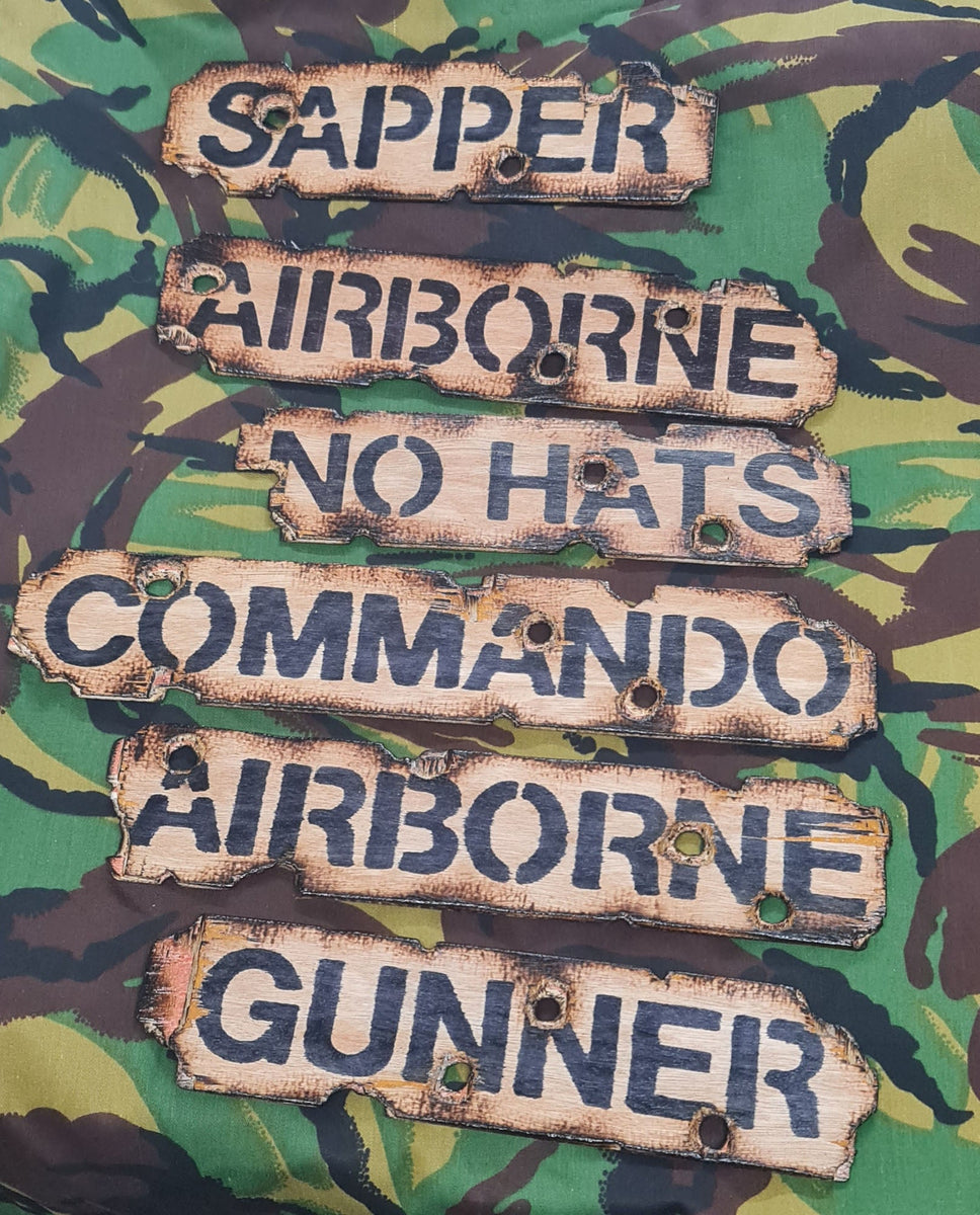 Gunner (RA) Royal Artillery Wooden Sign – h39designs