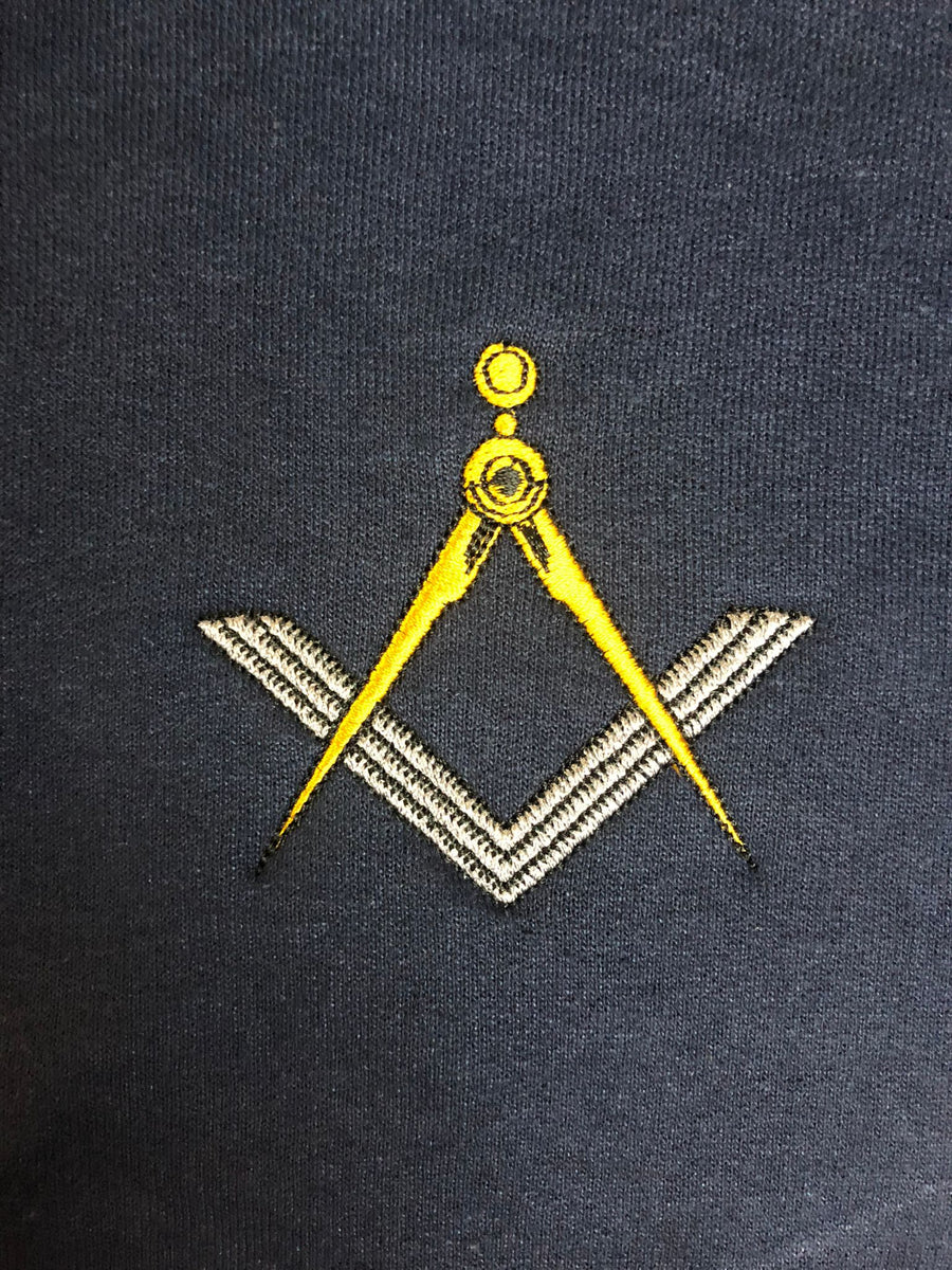 Freemason / Masonic / Square & Compass - Embroidered Logo / Design / M ...