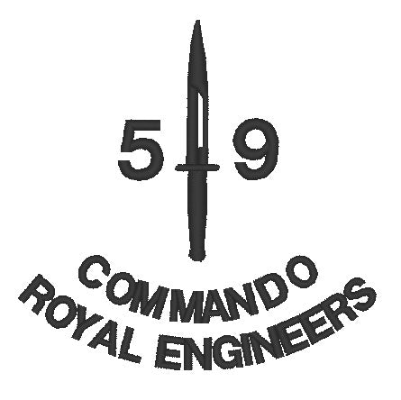 59 Commando Squadron RE Royal Engineers - Embroidered Design - Choose ...