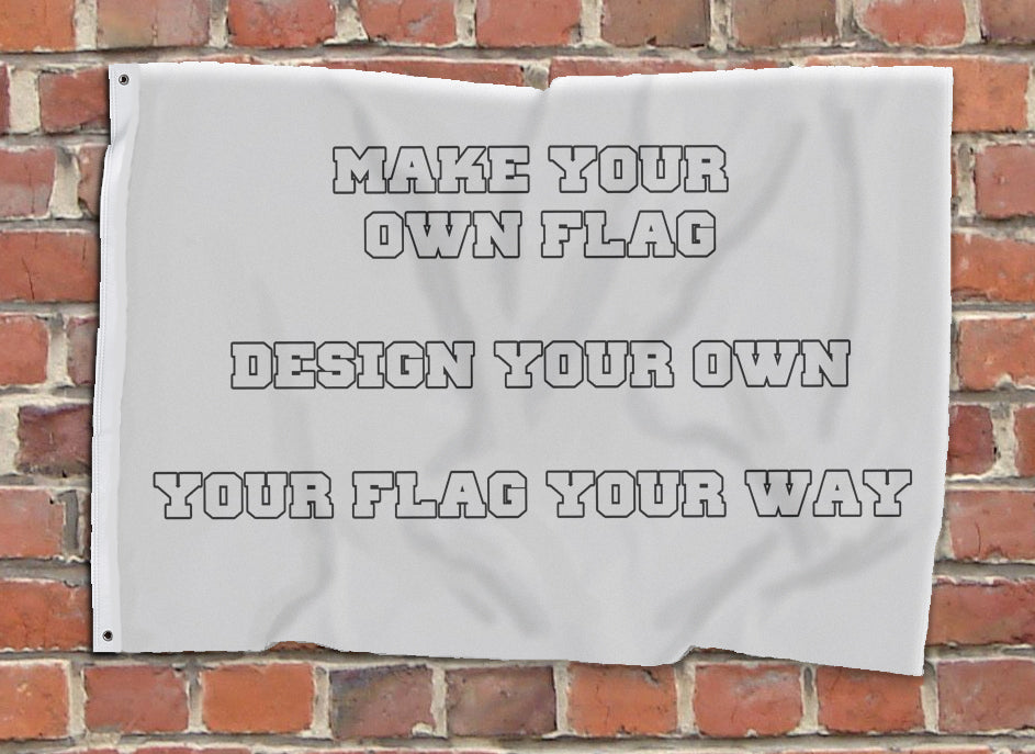 Printed Flag - Make your own (upload your design) – h39designs